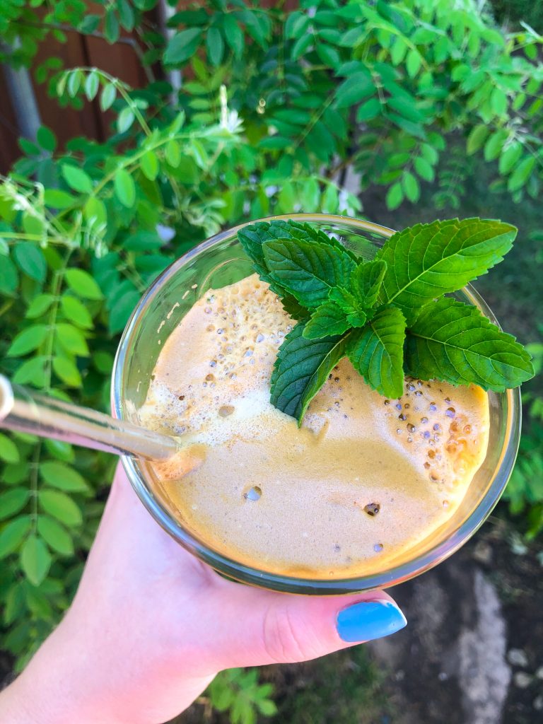 Mint Greek Frappé - The Rose Table