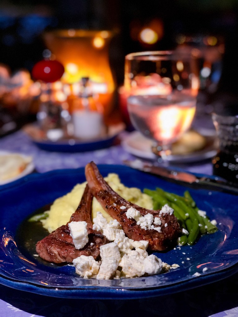 Blue Bayou's Lamb Dinner - The Rose Table