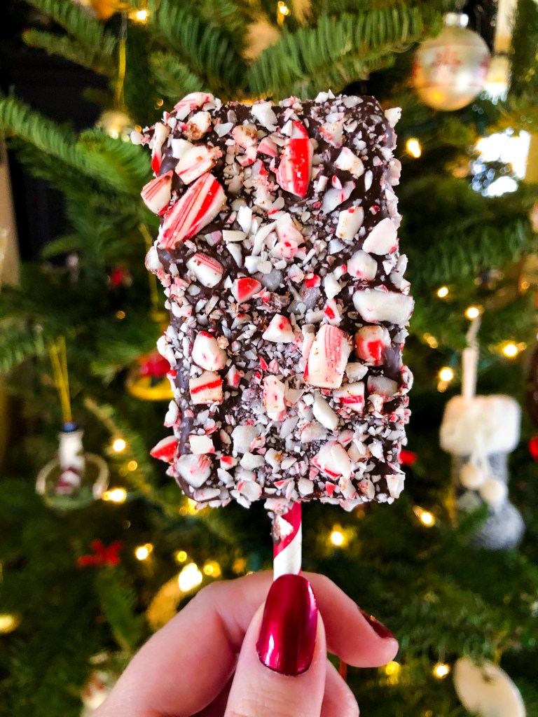 Peppermint Marshmallow Pops - The Rose Table