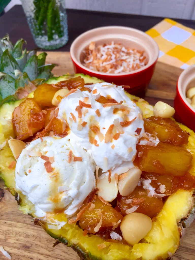 Tropical Pineapple Sundae - The Rose Table