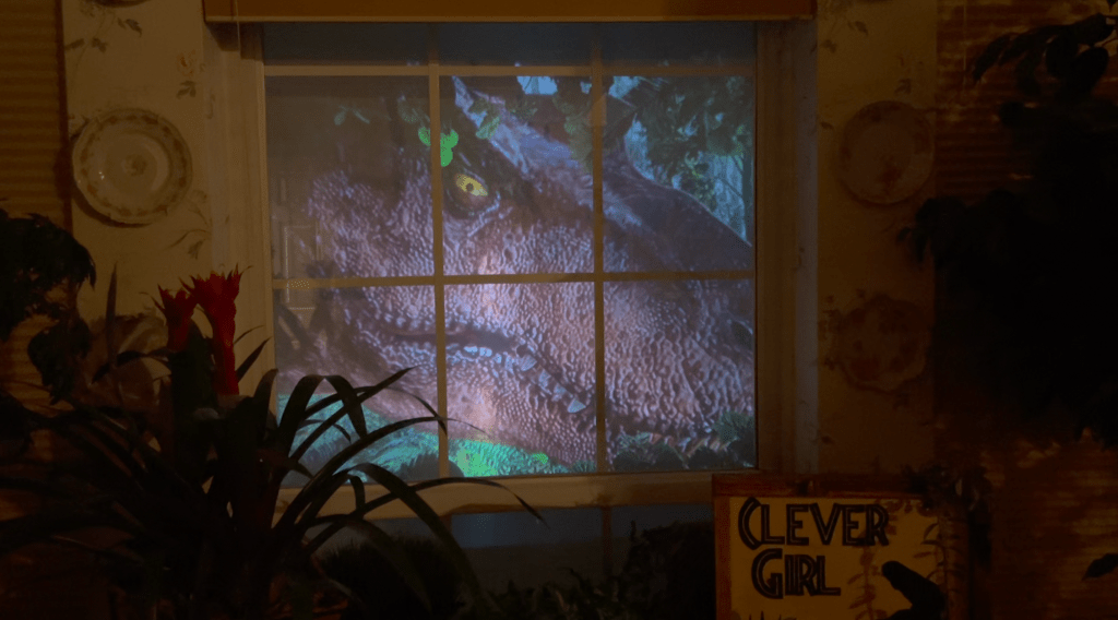 How to Project Dinosaurs on a Window - The Rose Table