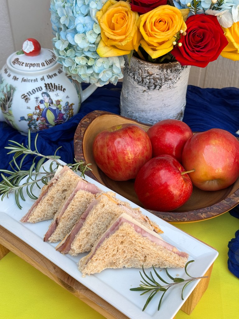 Black Forest Ham Tea Sandwiches - The Rose Table