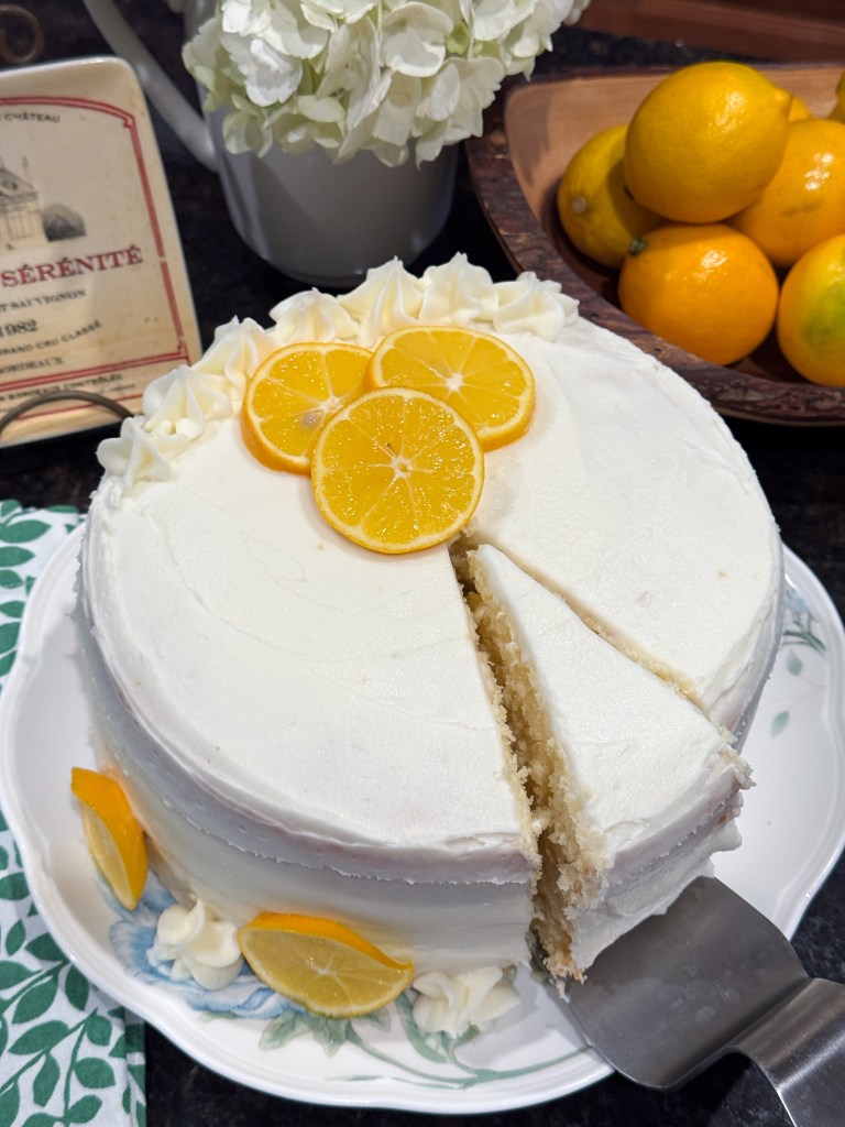 Lemon Layer Cake - The Rose Table